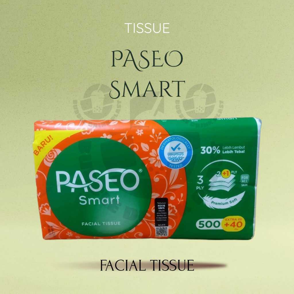 Jual Tisu Tissue PASEO Smart 540s 3 ply Facial Tissue ALMIRA PLASTIK ...