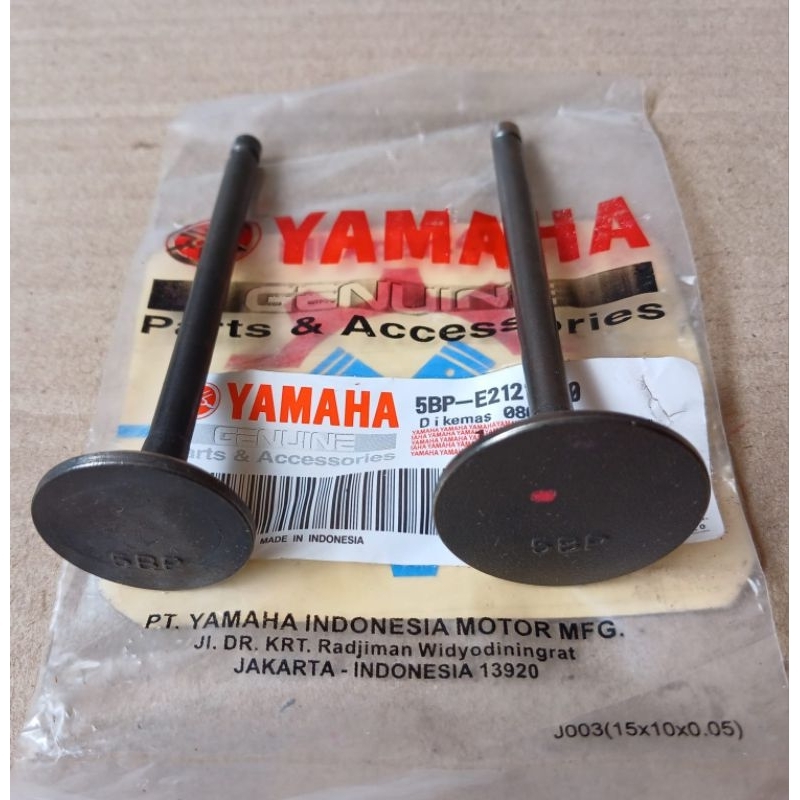 Jual Klep Set Payung Klep Valve Yamaha Scorpio Scorpio Z In Ex (5BP) Orginal | Shopee Indonesia