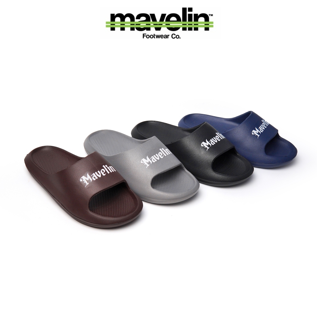 Jual Mavelin Axel - Sandal Slop Pria Sendal Slide Slip on Pria Casual ...
