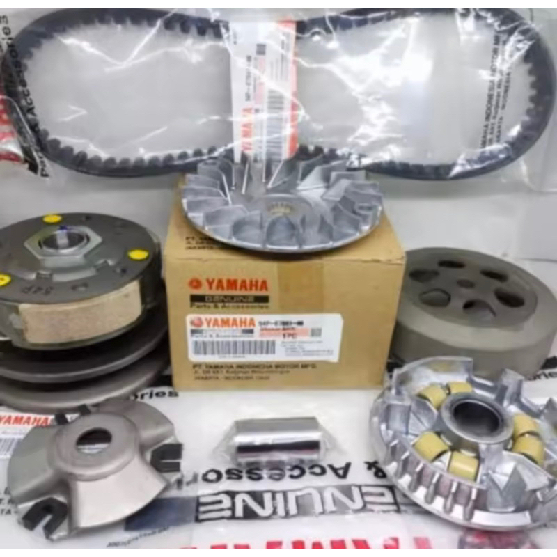 Jual PAKET CVT LENGKAP RUMAH ROLLER,VAN'BELT GANDA PULLY ASSY MIO J PNP | Shopee Indonesia