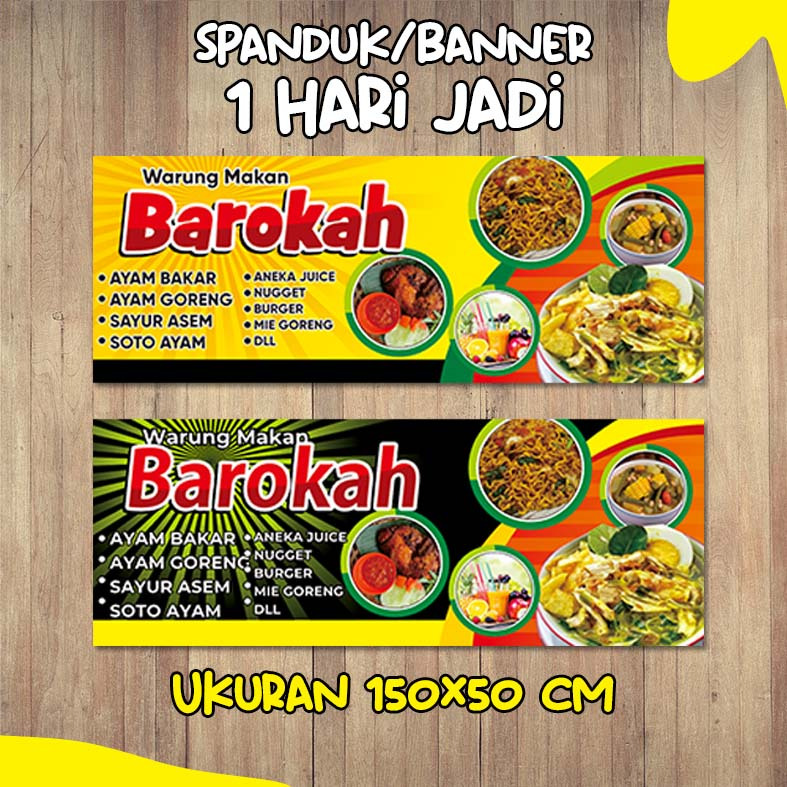 Jual SPANDUK WARUNG MAKAN BANNER WARUNG NASI SPANDUK WARTEG | Shopee ...