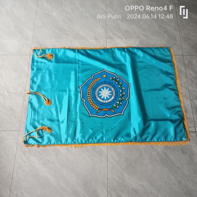 Jual Bendera PKK kain satin. bendera PKK biru. bendera PKK ready stock ...
