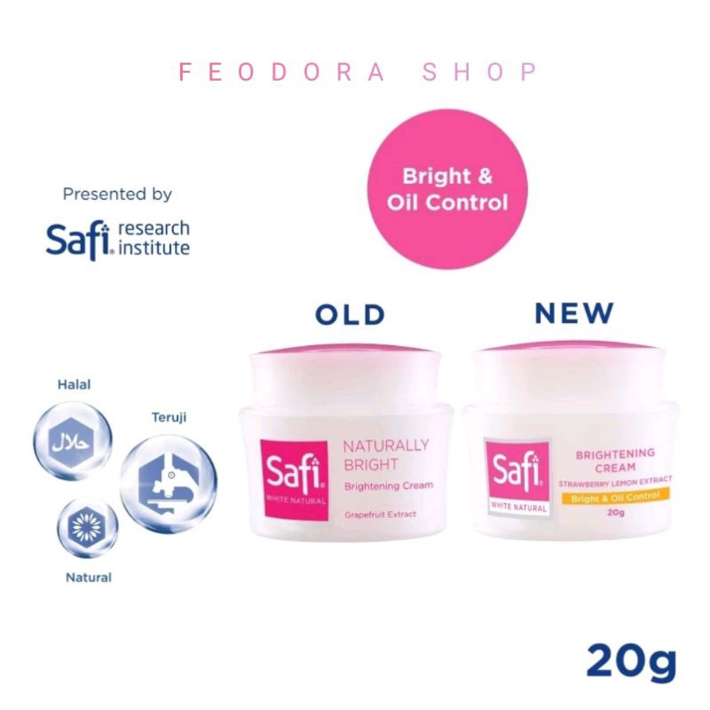 Jual Safi White Natural Strawberry Lemon Cream 20g | Shopee Indonesia