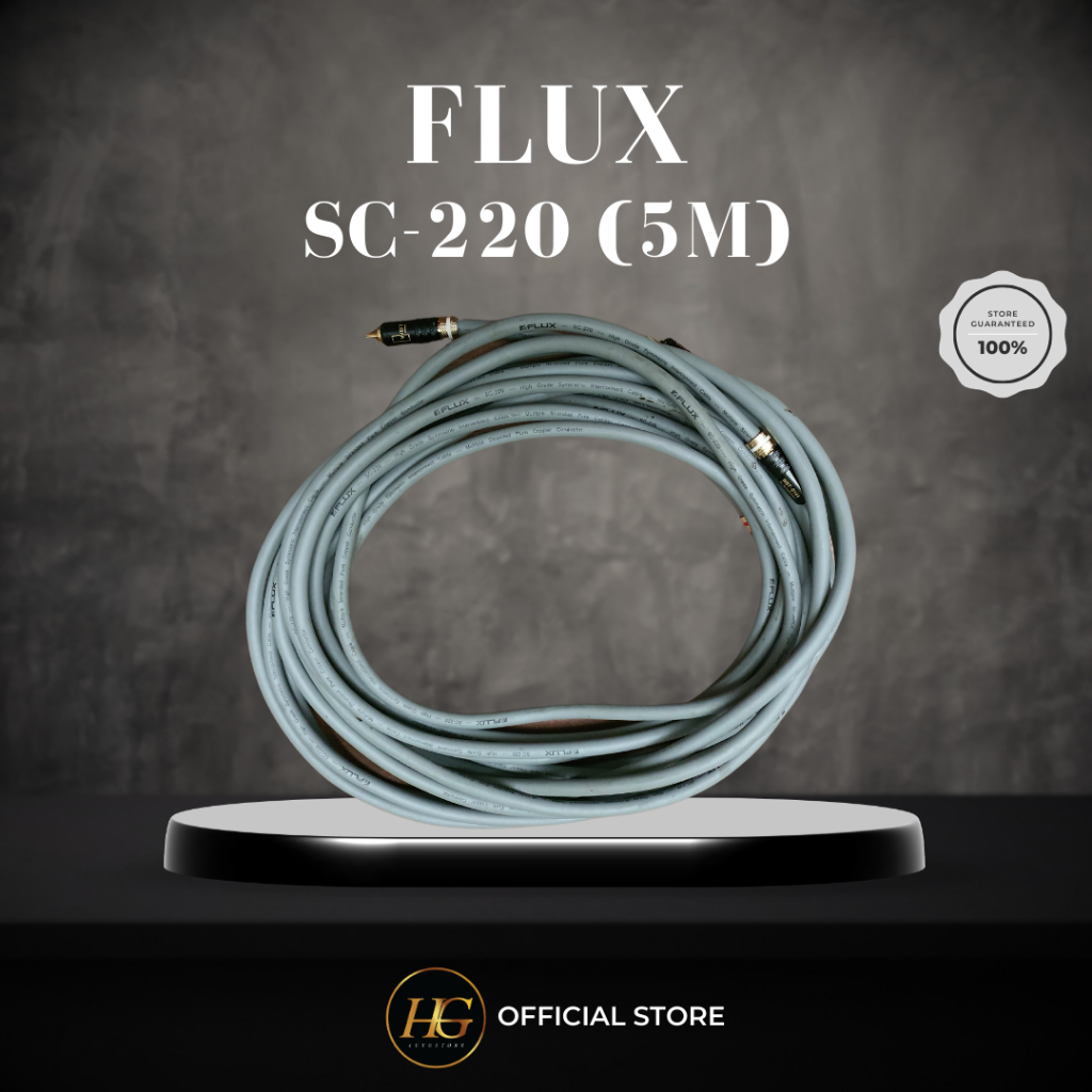 Jual Kabel RCA Flux SC-220 5m (second) | Shopee Indonesia