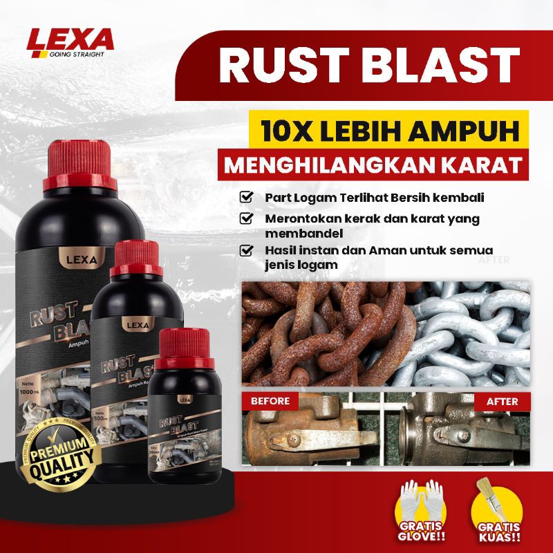 Jual LEXA Rust Remover Rust Blast Penghilang Noda Kerak Dan Karat Free Water Neutralizer ...