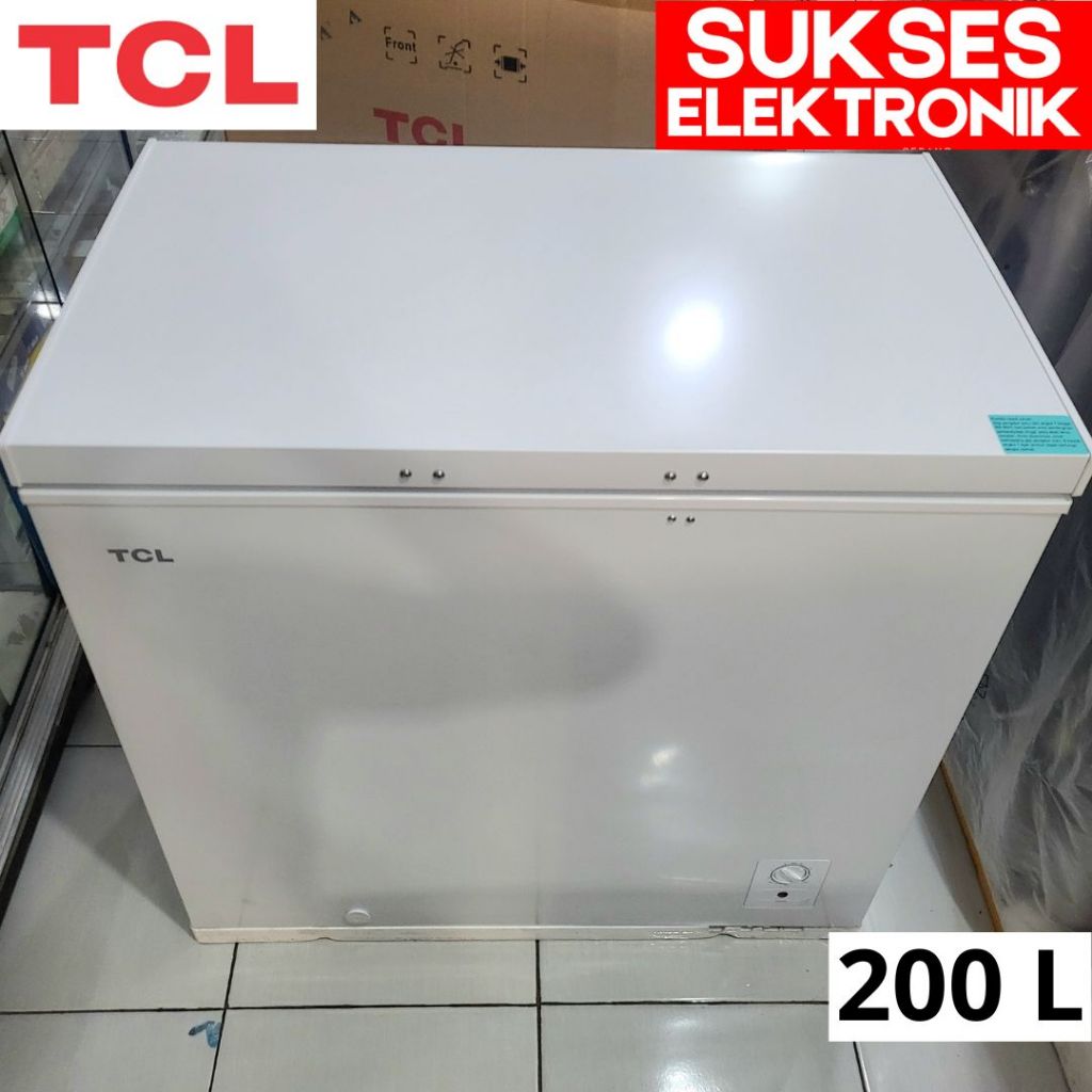 Jual FREEZER BOX 200L TCL TCF-210YID / CHEST FREEZER LEMARI PEMBEKU ES ...