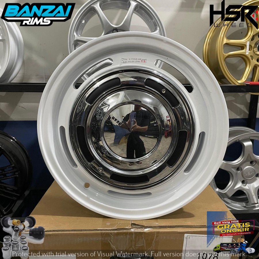 Jual Velg Racing Mobil Wuling Air Ev Karimun Agya Ayla Ring 14 Hsr Mirror 2 R 14 Pcd 4x100 Lebar ...