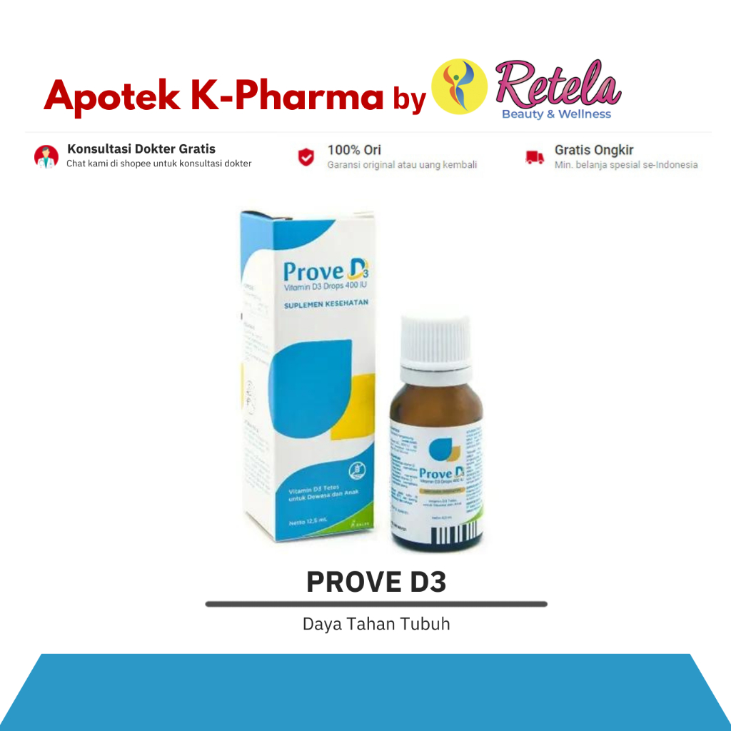 Jual PROVE D3 VIT D3 DROPS 12.5 ML | Shopee Indonesia