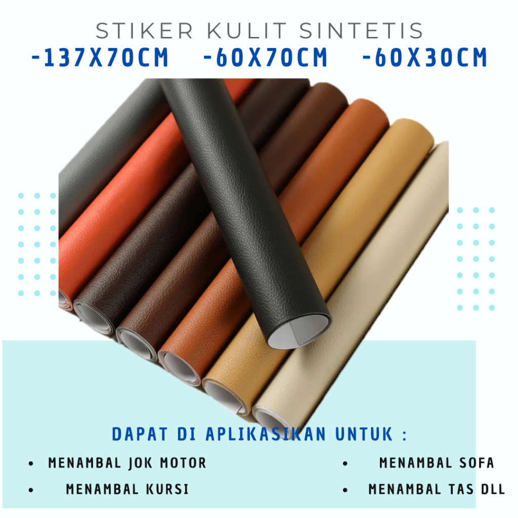 Jual Sticker Kulit Sofa Leather Repair Sticker Cover Perbaikan Kulit ...