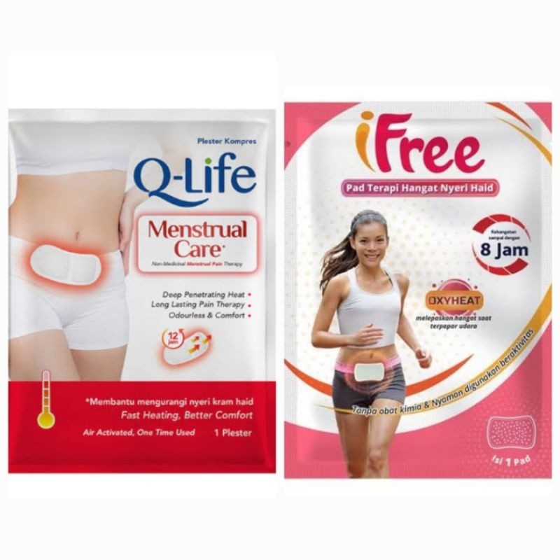 Jual Qlife Menstrual Care - Ifree I Free Pad Q-life Kompres Hangat Saat ...