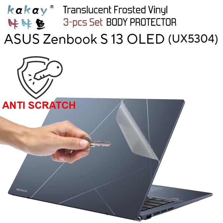 Jual Body Protector ASUS ZenBook S13 OLED UX5304 - KAKAY 3-pcs MATTE ...