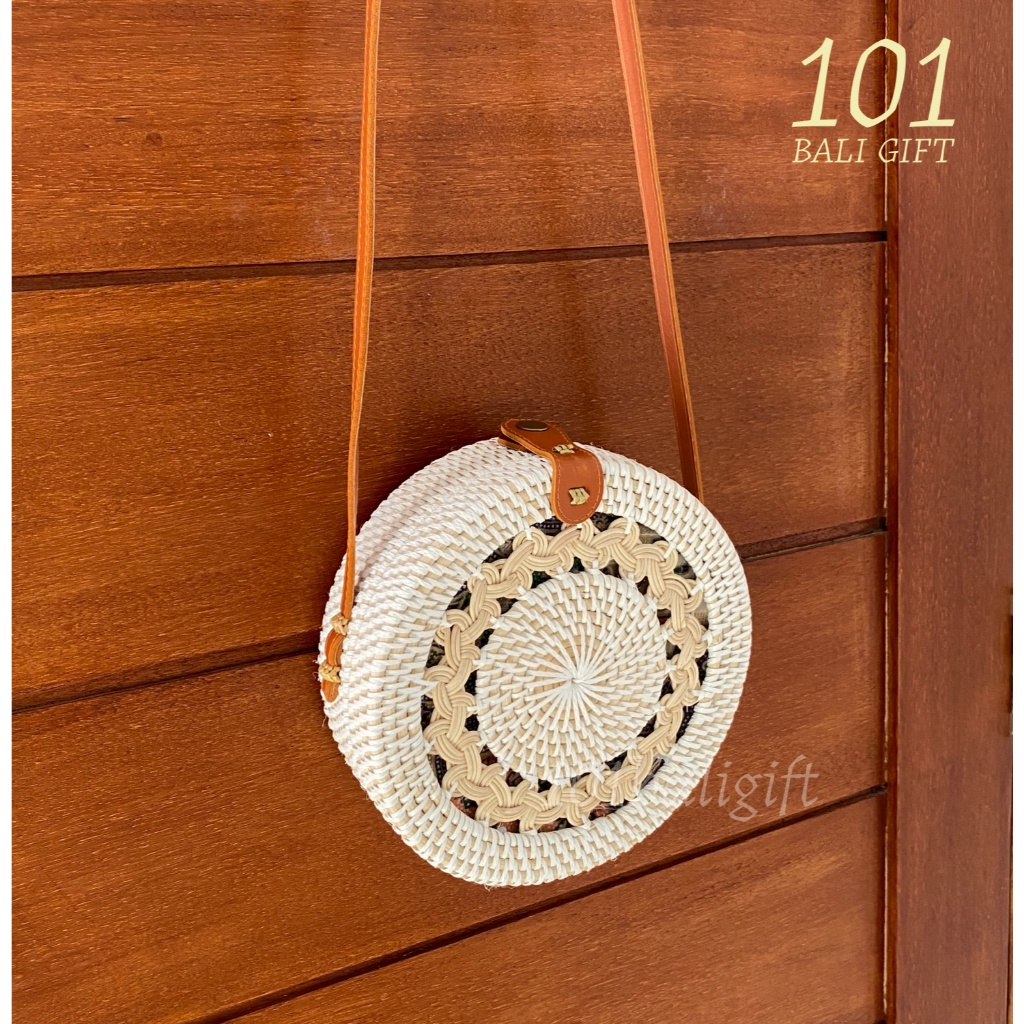 Jual 101BALIGIFT - Tas rotan bulat 20cm khas bali premium* | Shopee ...