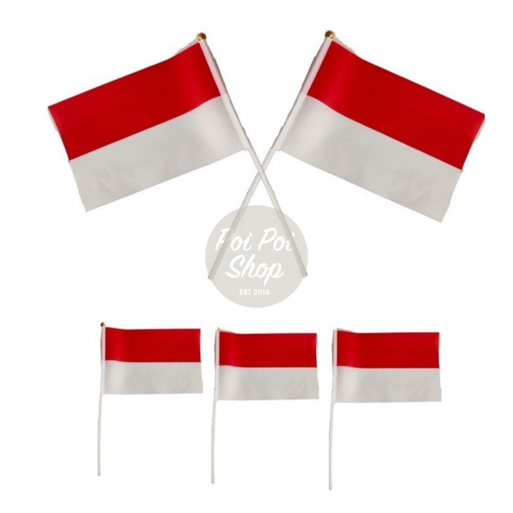 Jual Bendera Tangan Merah Putih 17 Agustus HUT RI Aksesoris Lomba ...