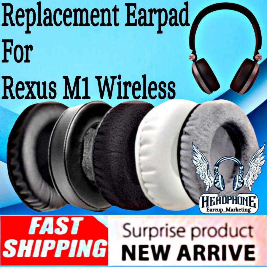 Jual Earcup Earpad Busa Headphones Rexus M1 M 1 Wireless Ear Pads ...
