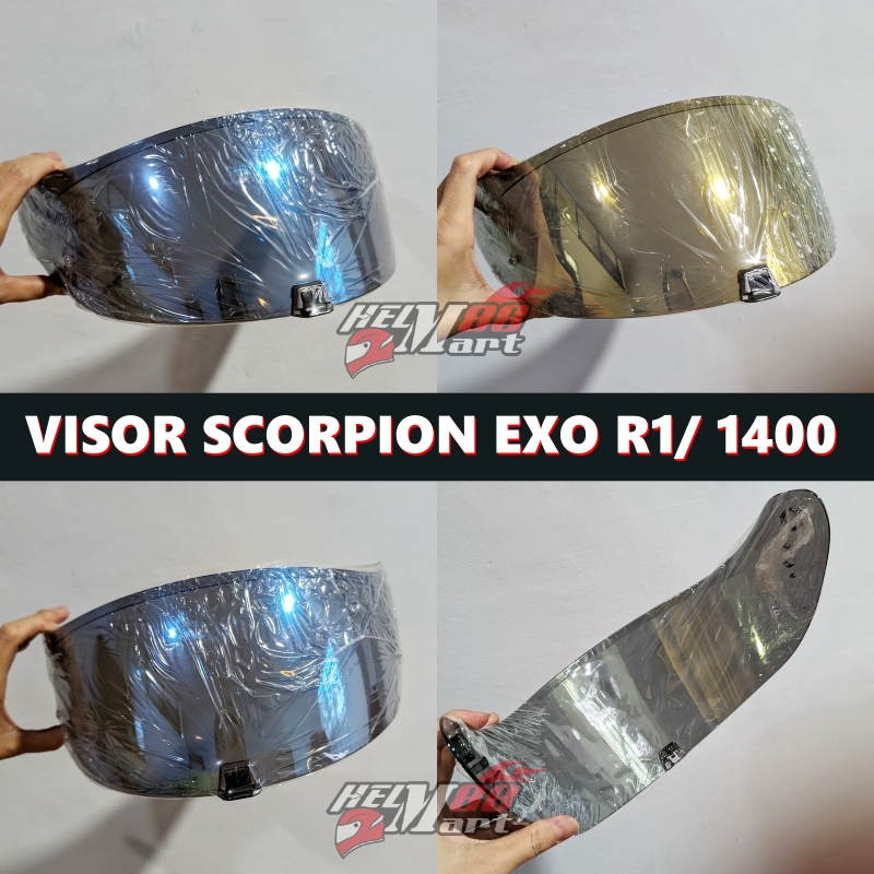 Jual Visor Scorpion Exo R1 / Exo 1400 - Kaca Helm Scorpion Exo Air ...