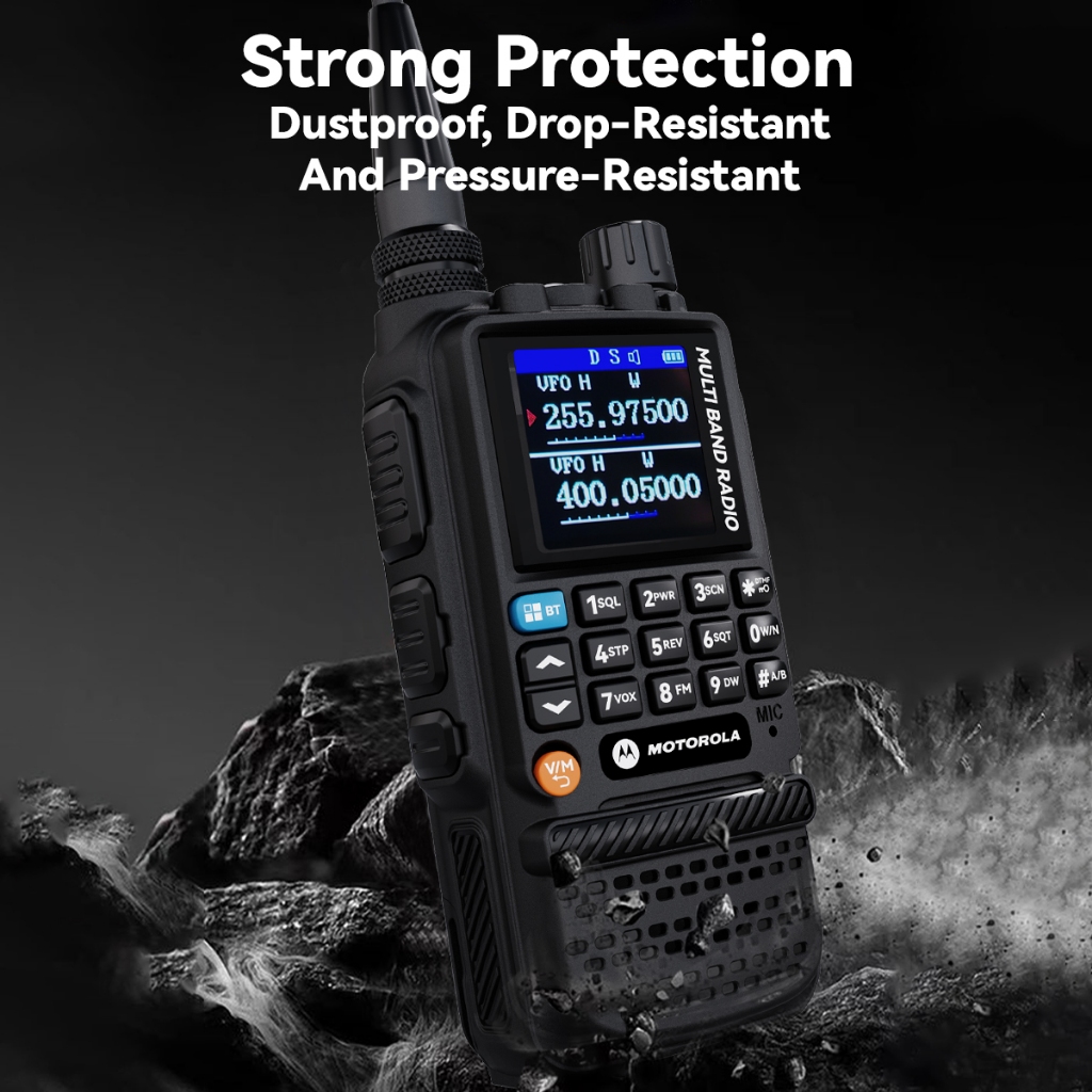 Jual HT Motorola Two Way Radio GP360 10Watt Uhf/Vhf Two Way Radio Dual Band 199 Channels Long ...