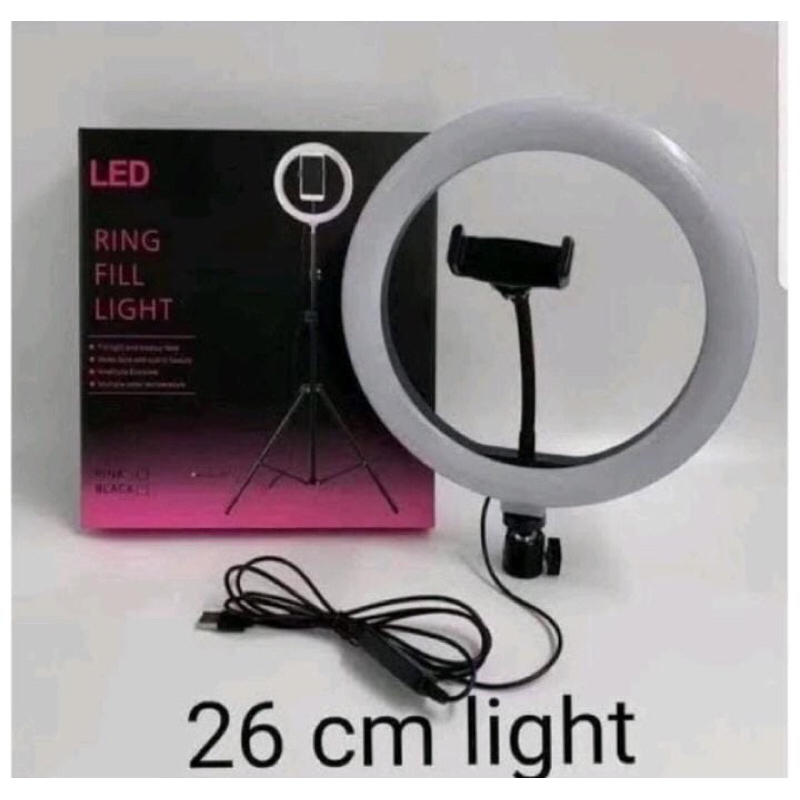 Jual LAMPU LED RING LIGHT UKURAN 26CM/33CM UNTUN SELFIE LAMPU | Shopee ...