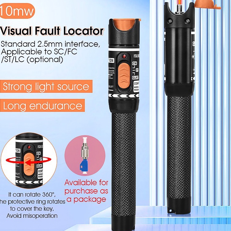 Jual KODE B76A Visual Fault Locator VFL Fiber Optik Senter Laser Merah ...