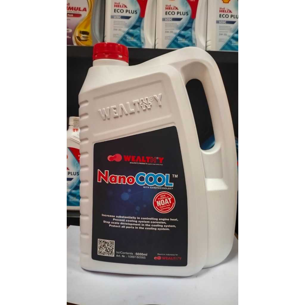 Jual AIR RADIATOR COOLANT WEALTHY 5L (MERAH) | Shopee Indonesia