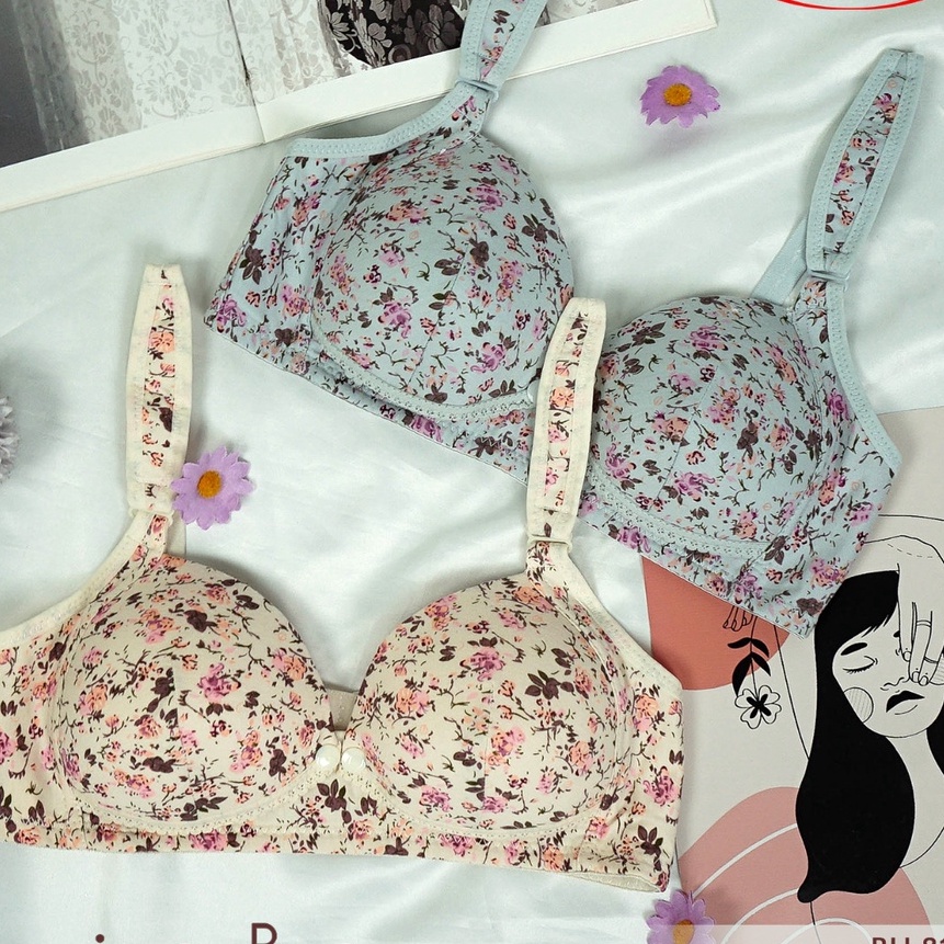 Jual Promo Sorex Bra Menyusui Motif Bunga Cantik Nursing Bra 818 Tanpa ...