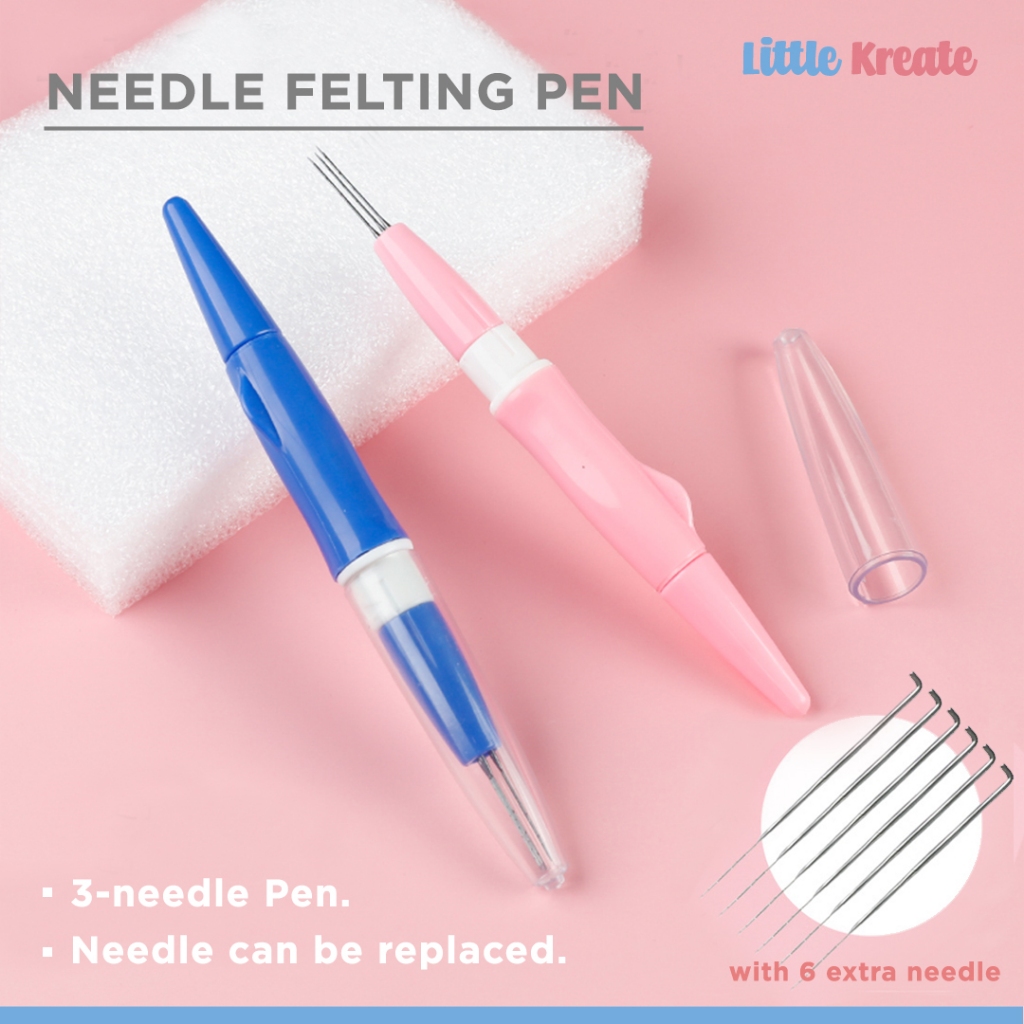 Jual Jarum Felt - Felting Needle - Aksesoris Felt - Wool Felt Pen ...