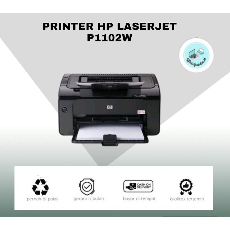 Jual printer hp laserjet P1102W Wireless | Shopee Indonesia