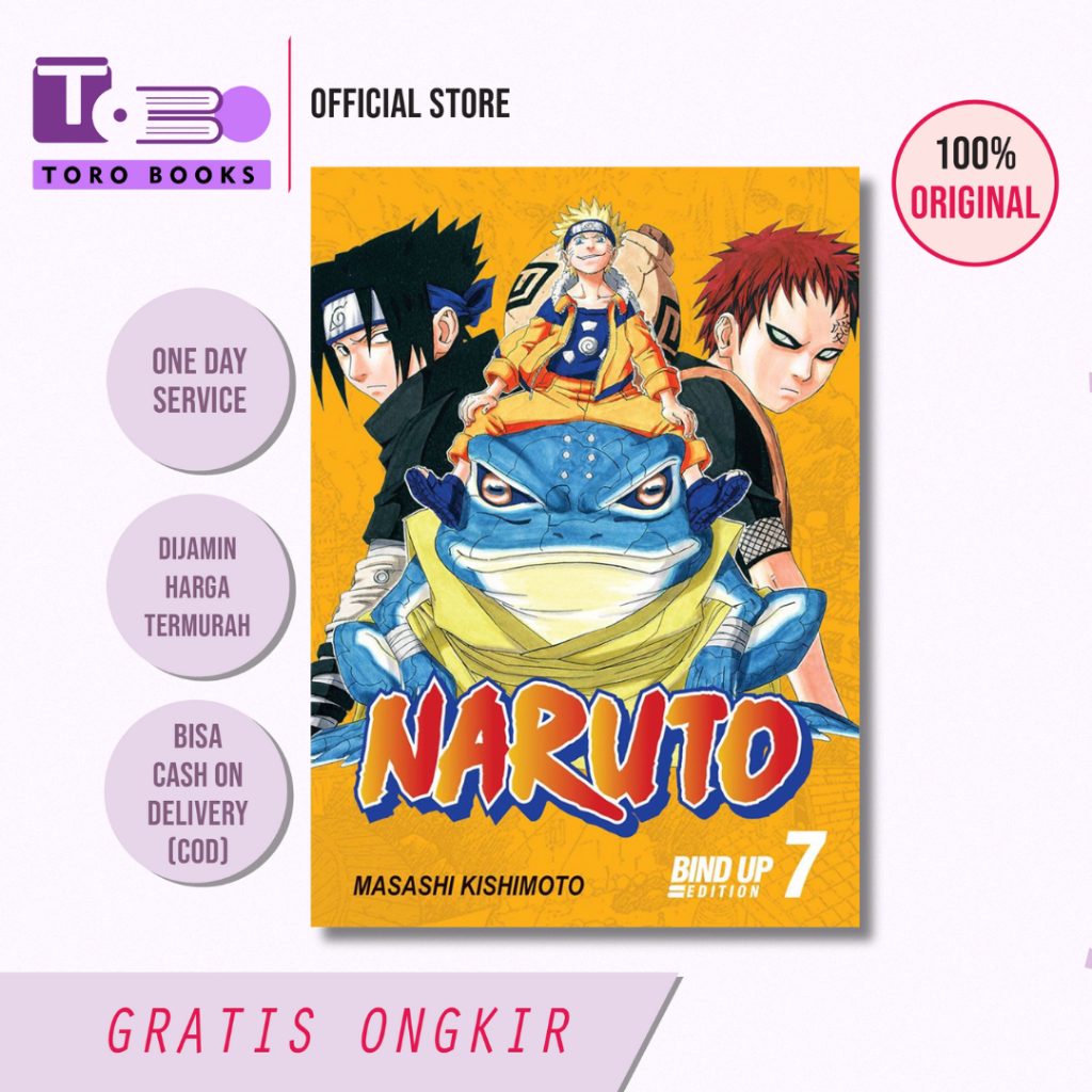 Jual KOMIK SERI : Naruto Bind Up Edition 07 - MASASHI KISHIMOTO | Shopee Indonesia