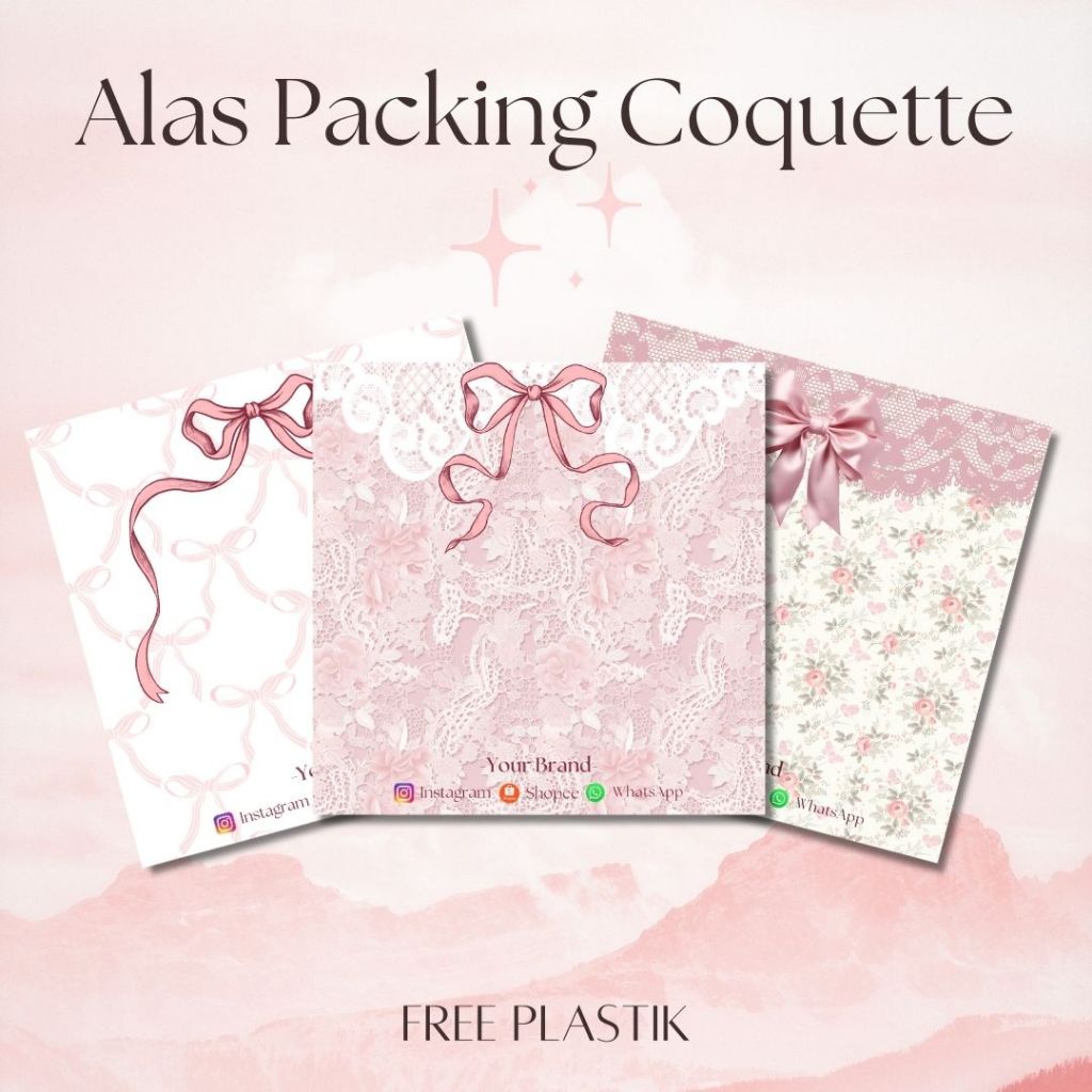 Jual ALAS PACKING GELANG DAN AKSESORIS TEMA COQUETTE | ALAS PACKING ...