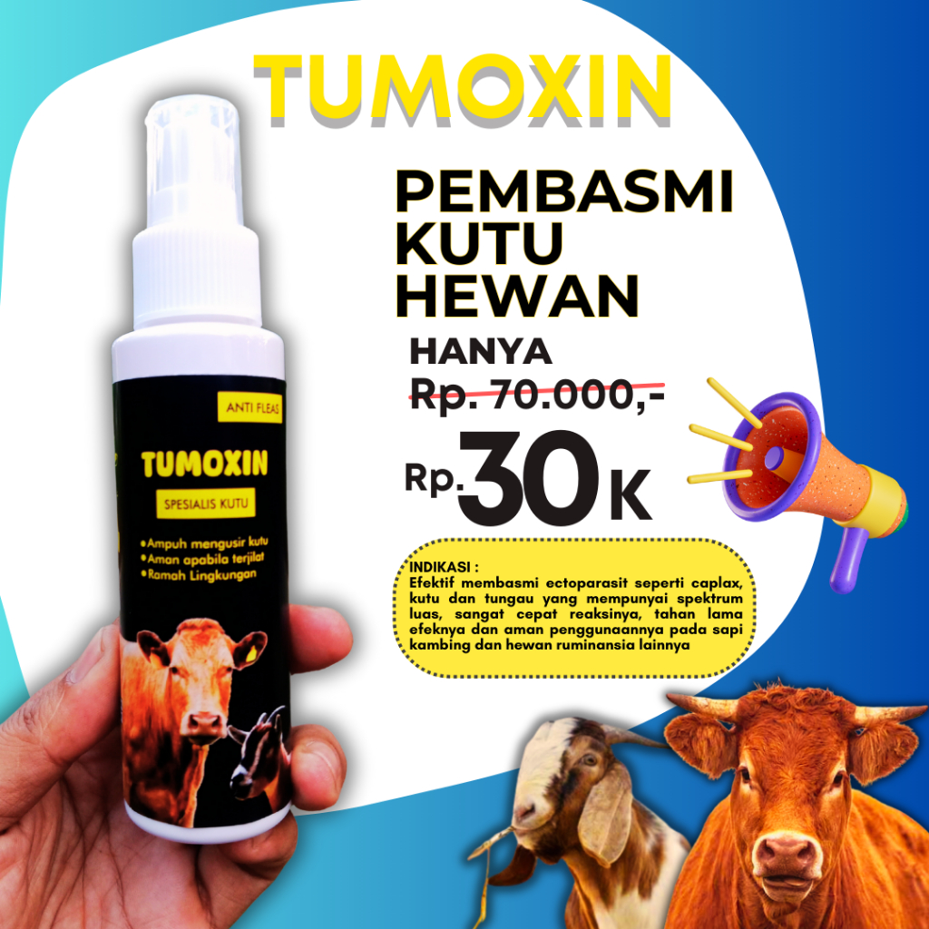 Jual Tumoxin Obat Kutu Babi pada Kambing Paling Ampuh | Shopee Indonesia