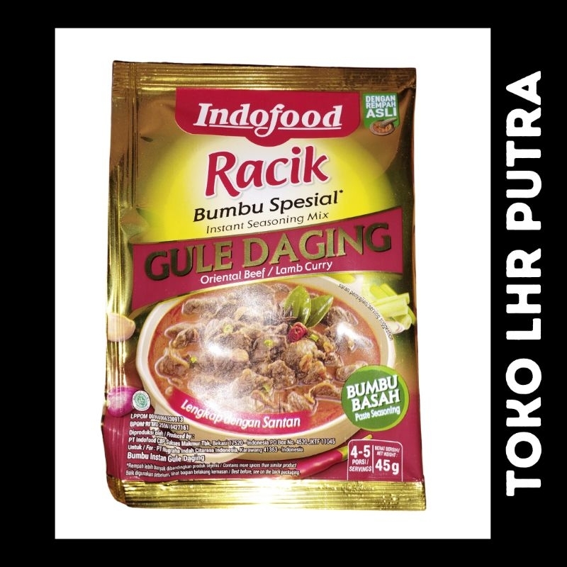 Jual INDOFOOD RACIK BUMBU SPECIAL GULE DAGING 45 GR | Shopee Indonesia