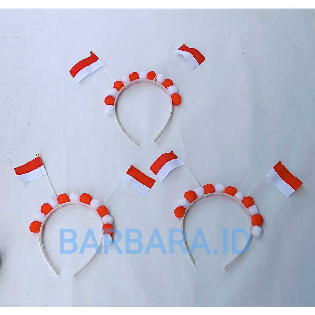 Jual Bando POM POM MERAH PUTIH BANDO BENDERA MERAH PUTIH MURAH ikat ...