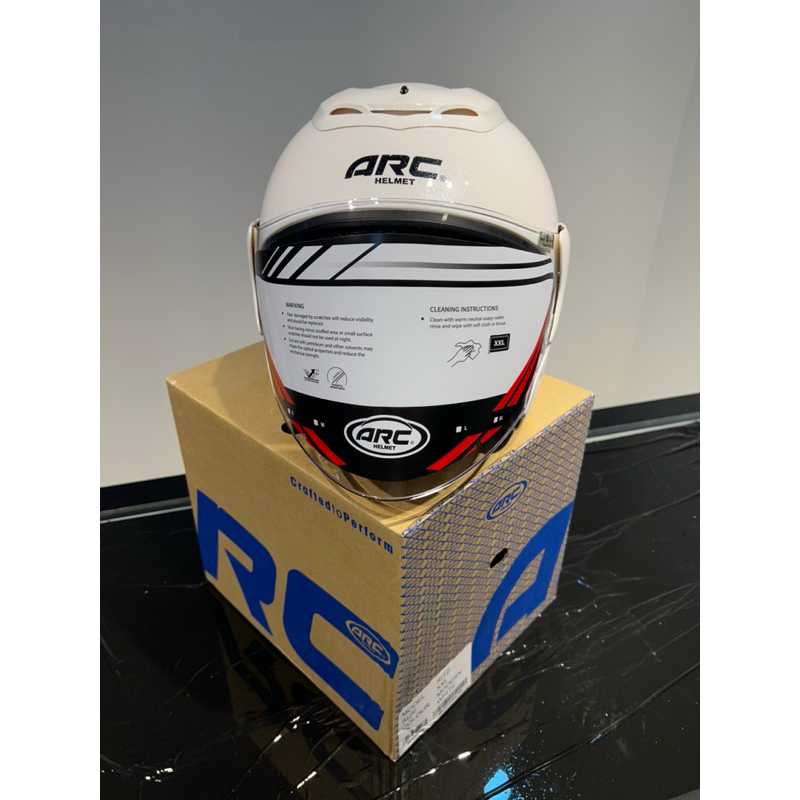 Jual HELM ARC RITZ POLOSAN MODERN WHITE NEW BUKAN TSR RAM 4 / SCOTT ...