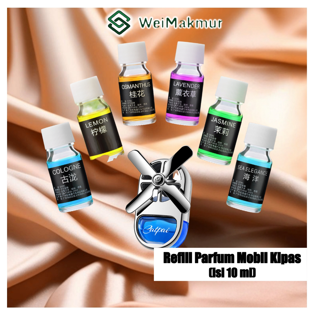 Jual Refill Parfum Mobil Kipas Premium isi 10 ml Aroma Segar | Shopee ...