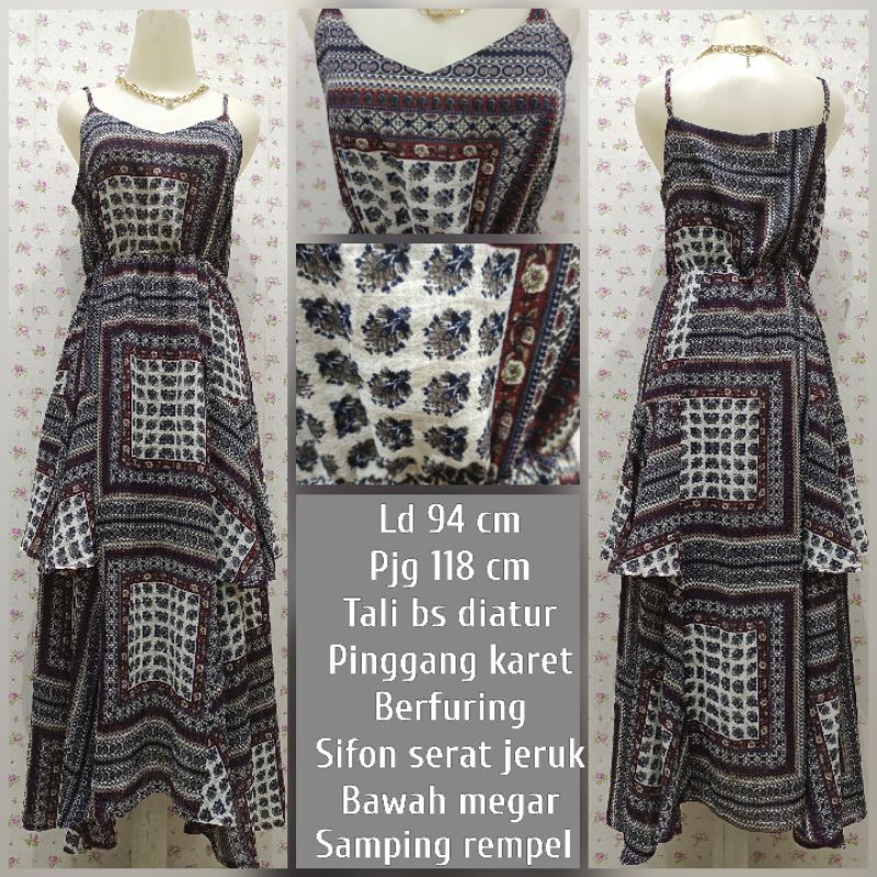 Jual Overall Sifon Katun / OL Bunga Smoke / OL Polos Umpak / OL Motif ...