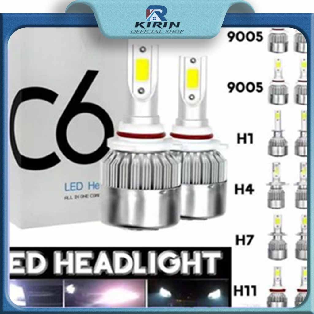 Jual Lampu Led Mobil Headlight zein 1 pcs Lampu Utama C6 H1 H4 H7 H11 ...