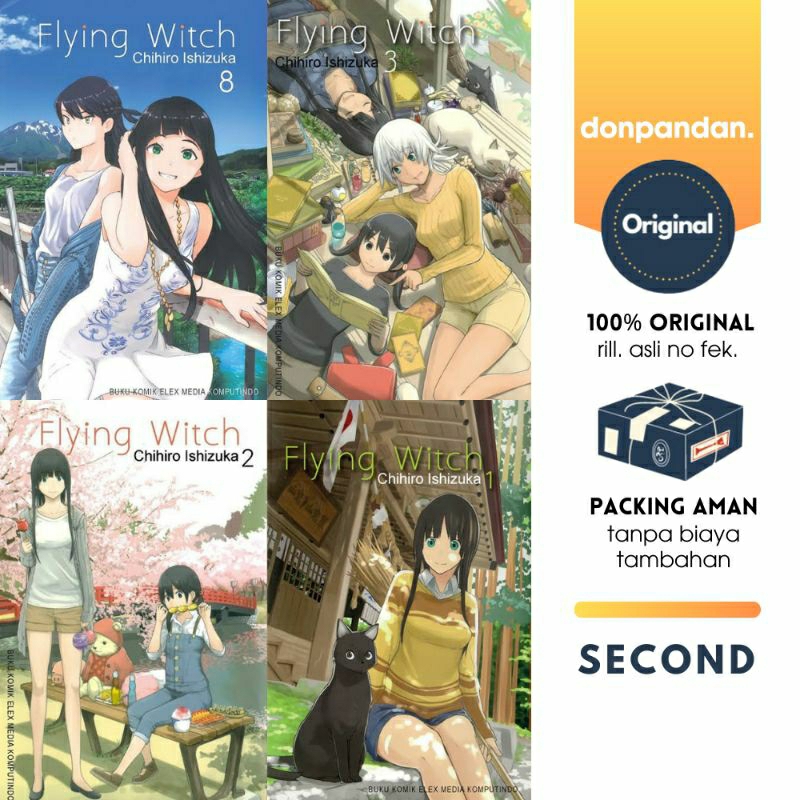 Jual Komik Flying Witch 1 2 3 8 | Chihiro Ishizuka | Elex Media | Manga ...