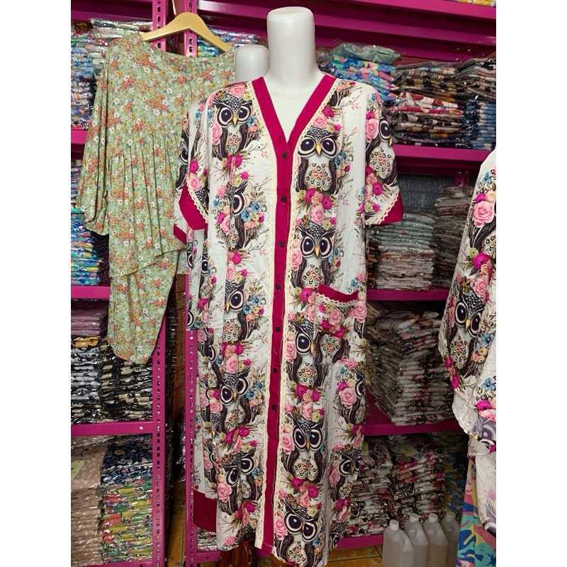 Jual Daster Busui Cantik Model Full Kancing/Daster Renda Motif Viral ...