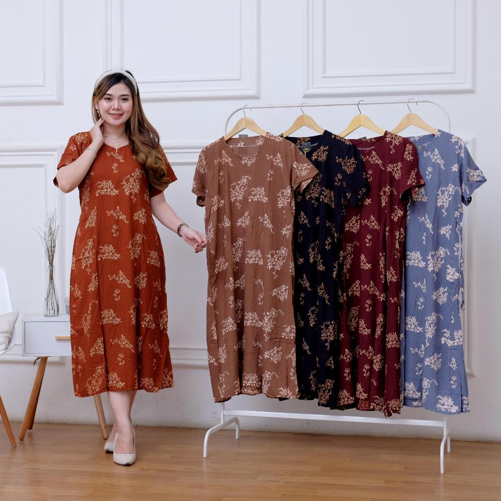 Jual Daster Wanita Terbaru Rayon Busui Resleting Depan | Baju Tidur ...