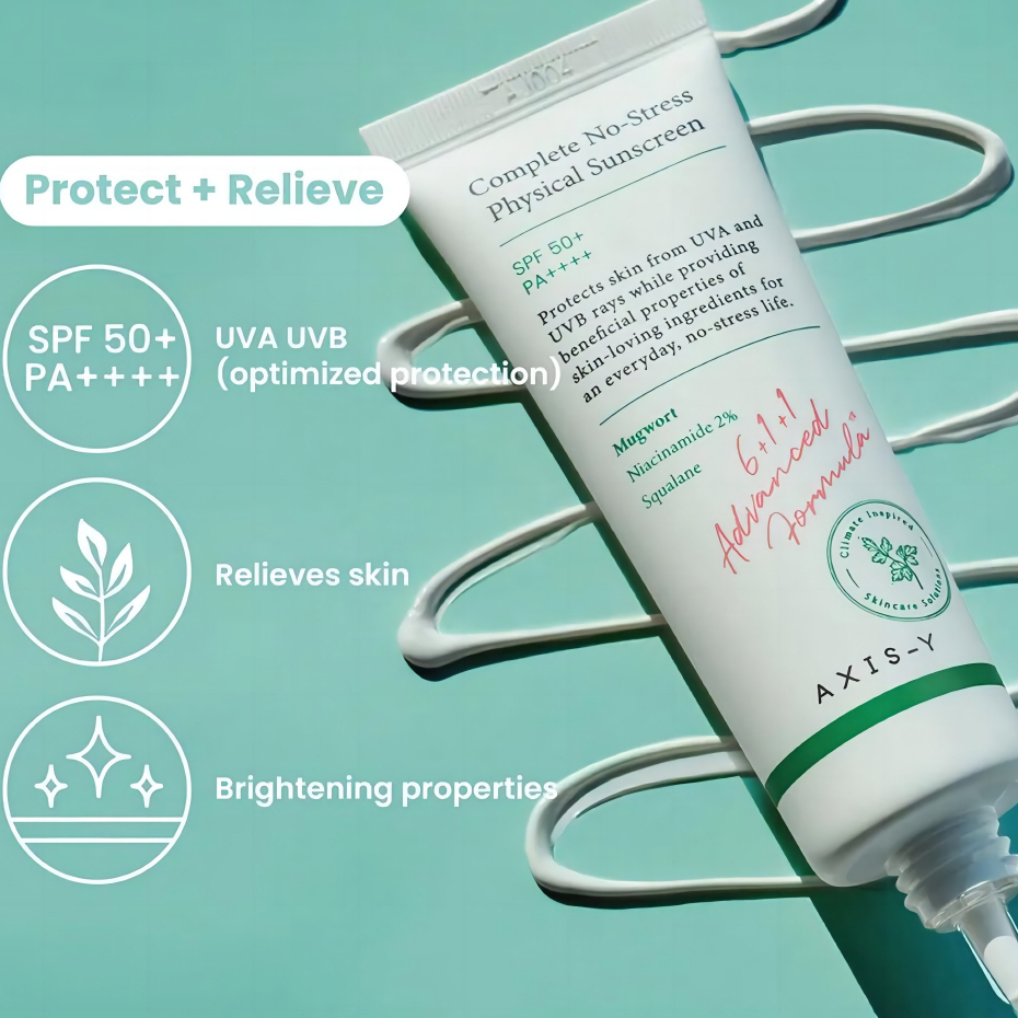 Jual AXIS-Y Sunscreen 50ML /AXIS-Y Complete No-Stress Physical ...