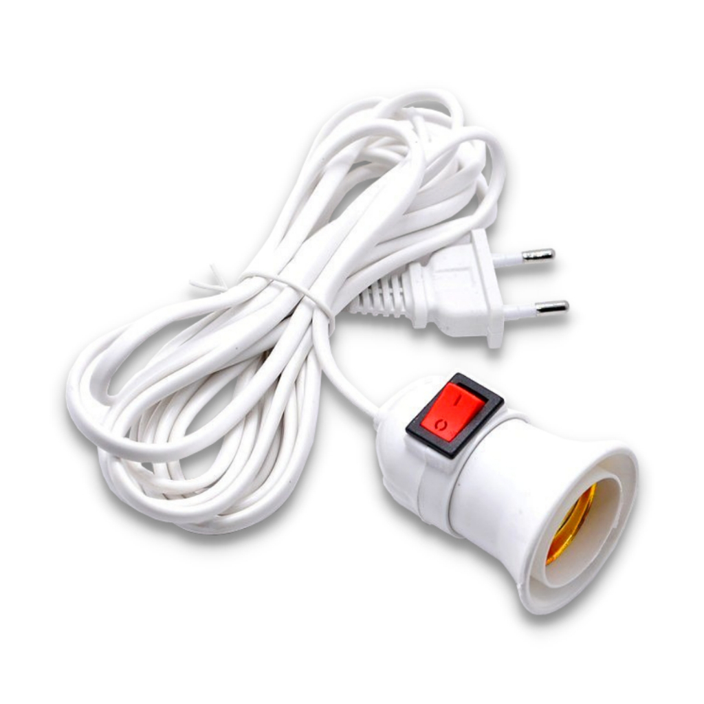 Jual CAHAYA Fitting Lampu Gantung Kabel 3m 3 Meter Fitting Lampu ...