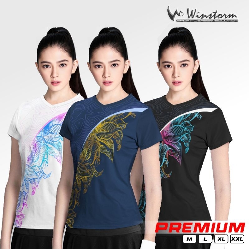 Jual Winstorm ASOKA Cewe Baju Olahraga Cewe Premium Dewasa Jersey ...