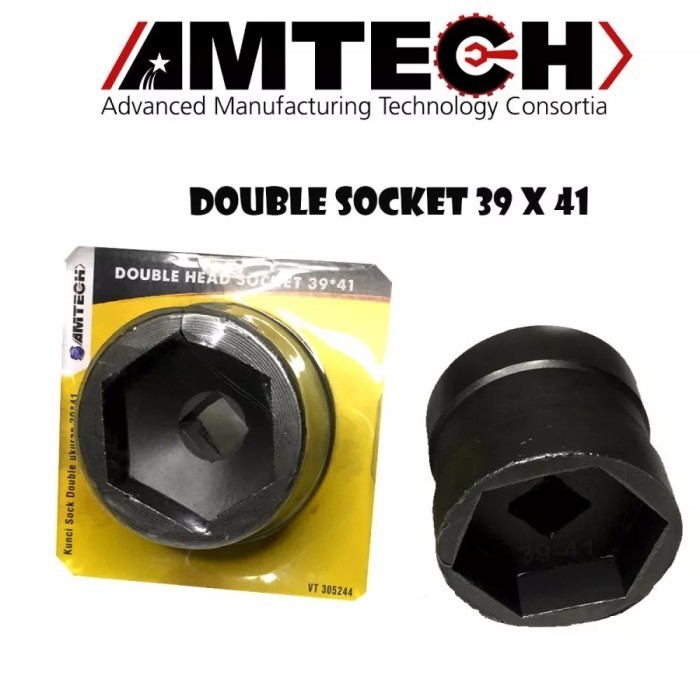 Jual AMTECH VT305244 MATA SOK 39X41 MATA SHOCK CVT MATA KUNCI SOK CVT 39 X 41 GRIP.ON DOUBLE ...