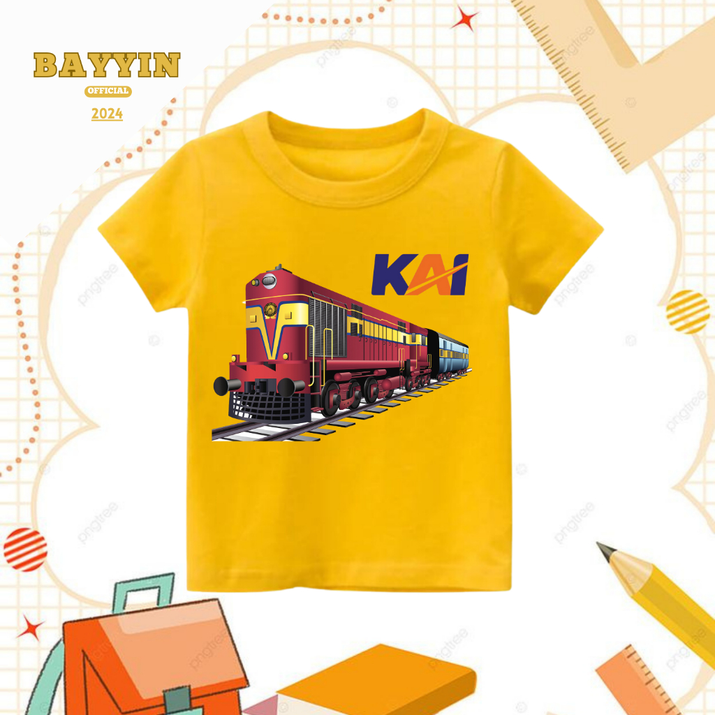 Jual Kaos Anak Custom Nama Combed 30s Gambar KERETA API D Untuk Anak dan Hadiah Anak Laki-Laki ...