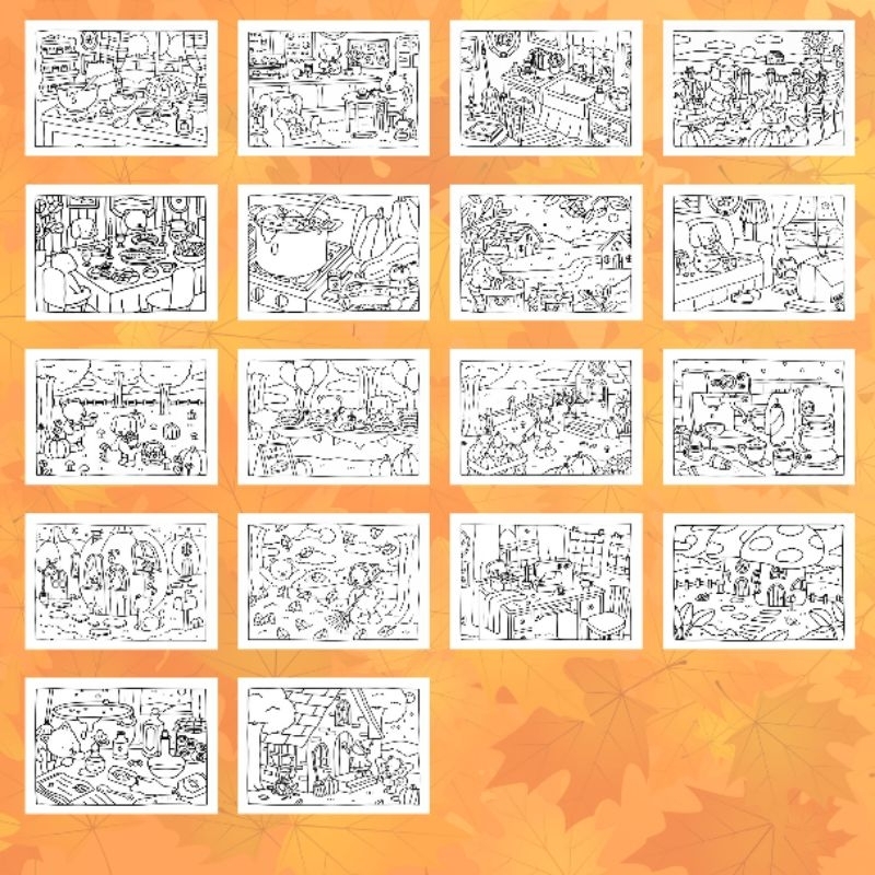 Jual mg Bobbie Goods Coloring Book Vol 2 Fall 2 18 halaman buku ...