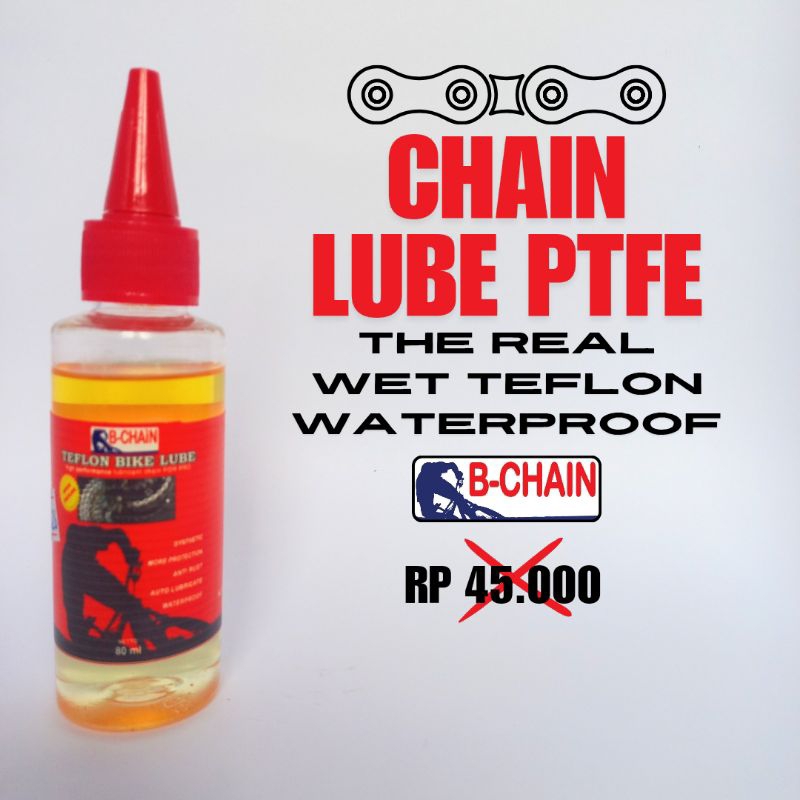 Jual CHAIN LUBRICANT PELUMAS RANTAI SEPEDA PTFE teflon CHAIN LUBE ...