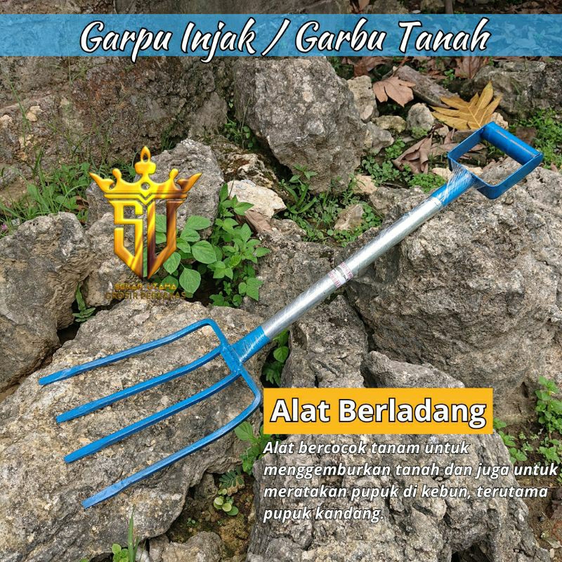 Jual Garpu Injak/ Garpu Tanah/ Garbu Injak/ Garu/ Alat Penggembur Tanah ...
