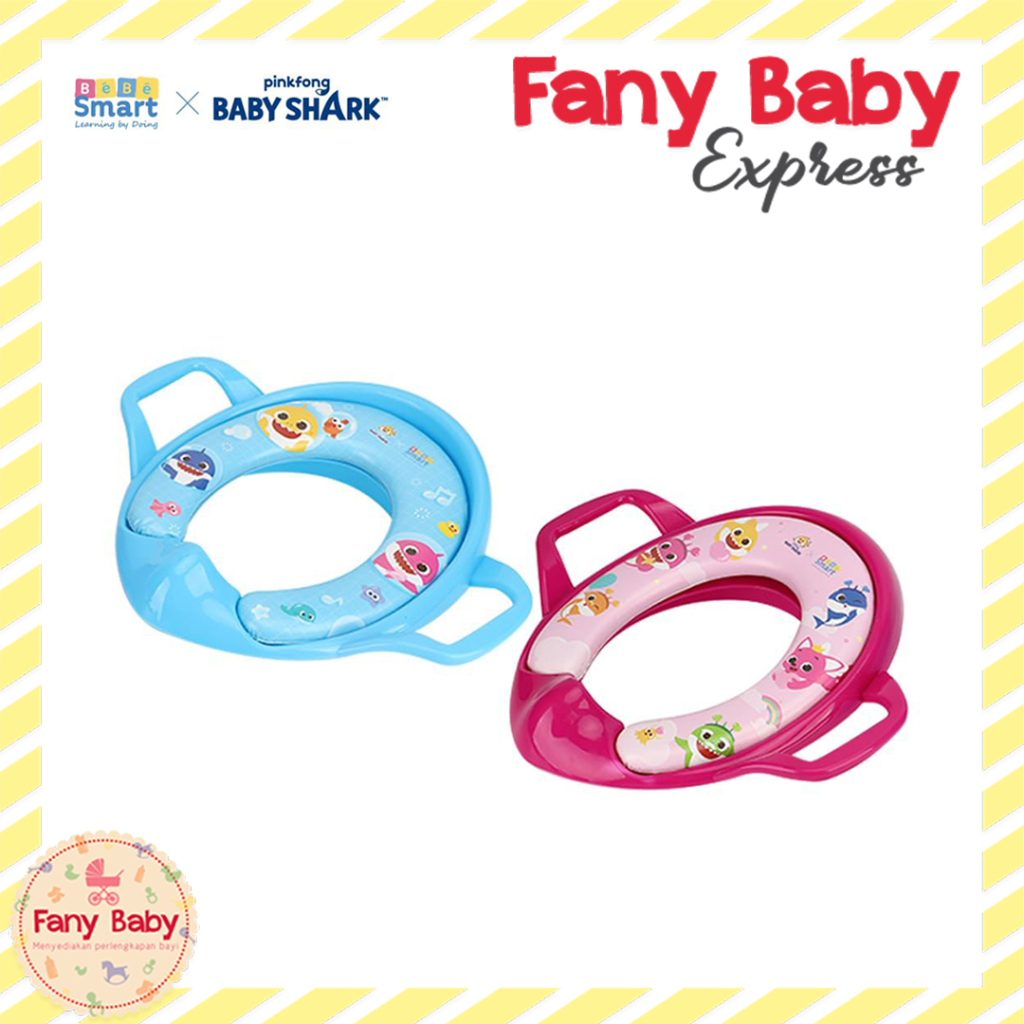 Jual BEBE SMART X PINKFONG BABY SHARK SOFT POTTY SEAT | Shopee Indonesia