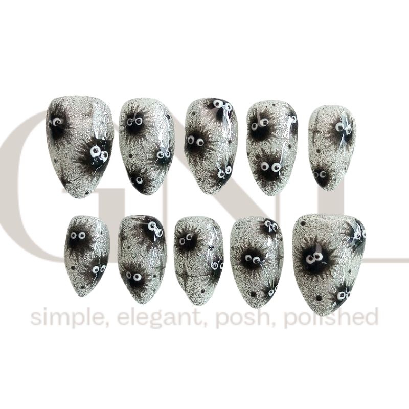 Jual SOOT SPRITE NAILS - press on nails ( BY GLEAMNAILLAB ) | Shopee ...