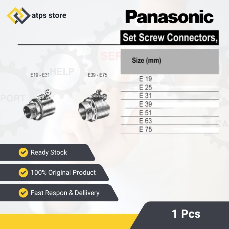 Jual Conector Pipa Conduit Panasonic Konektor Pipa To Box | Shopee ...