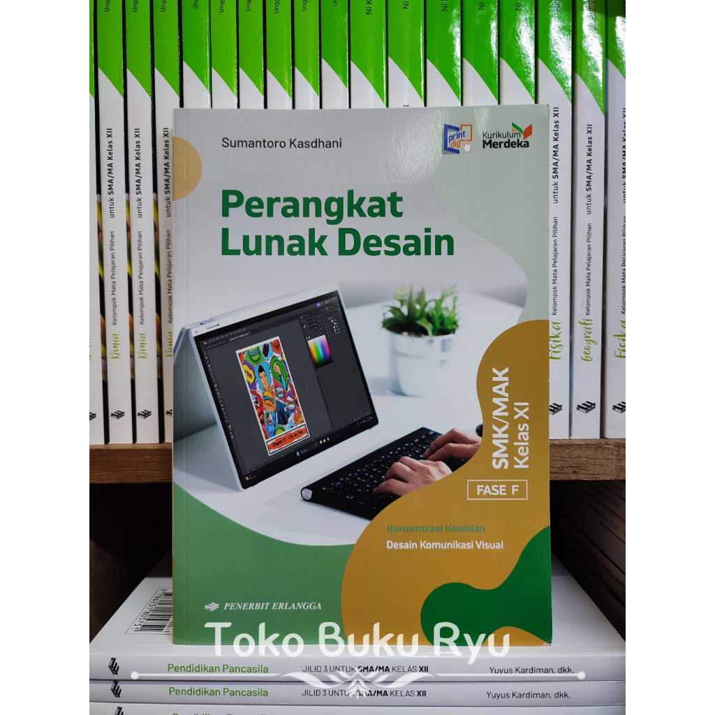 Jual Buku Perangkat Lunak Desain Kelas 2/11 SMK Desain Komunikasi ...